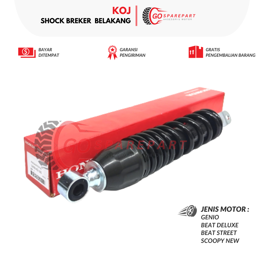 Jual (HONDA) SHOCK BREKER BELAKANG KOJ GENIO / BEAT DELUXE / BEAT STREET / SCOOPY NEW ...