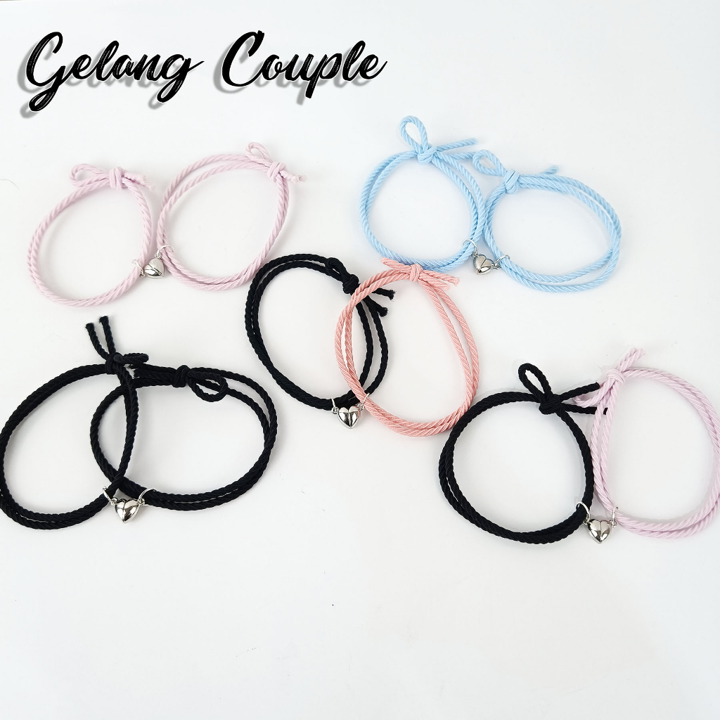 Jual Gelang couple magnet love pasangan sahabat pacar pria & wanita ...
