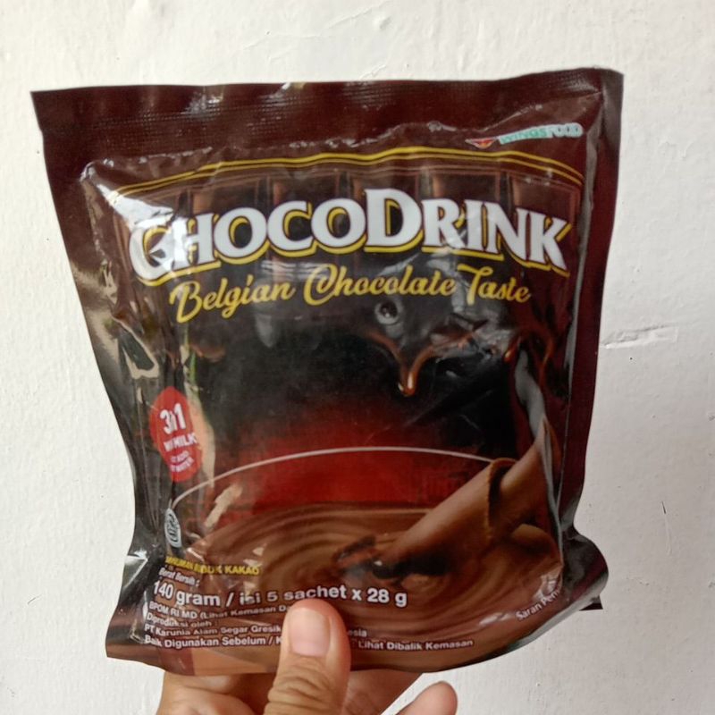 Jual choco drink belgian chocolate taste isi 5 sachet | Shopee Indonesia