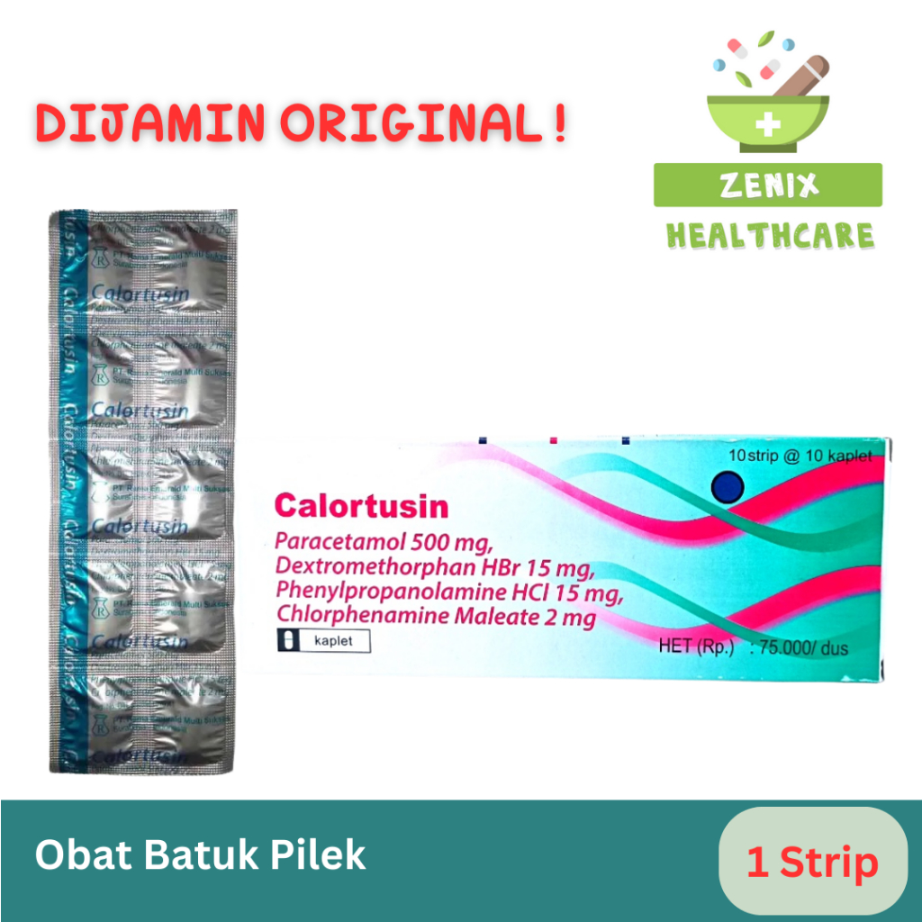 Jual Calortusin Obat Batuk Tablet | Shopee Indonesia