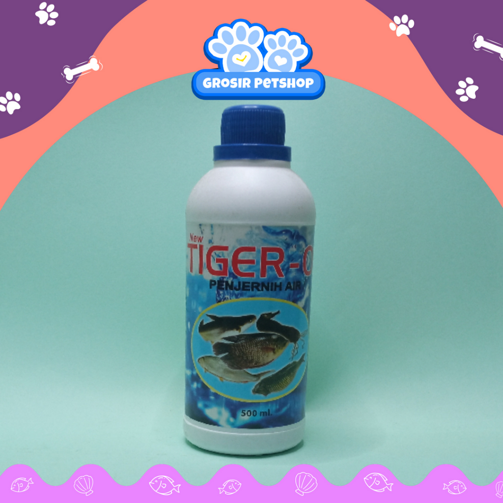 Jual TIGER O2 500ML - OBAT MENJERNIH KOLAM IKAN LARUTAN PENURUN KADAR ...