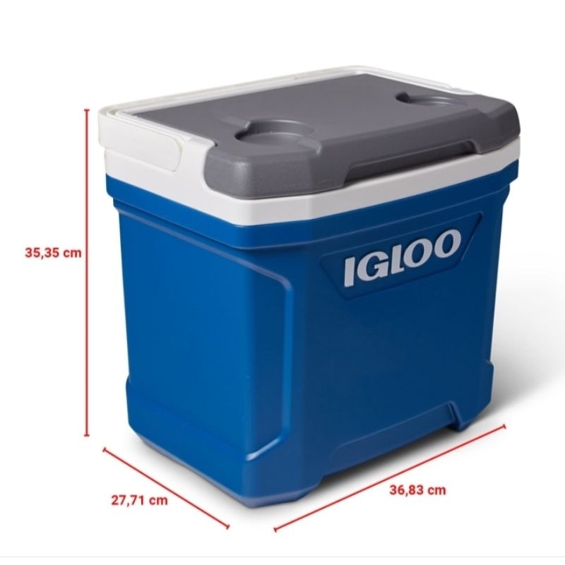 Jual Igloo cooler box kotak pendingin 15 liter latitude USA 16 qt-biru ...