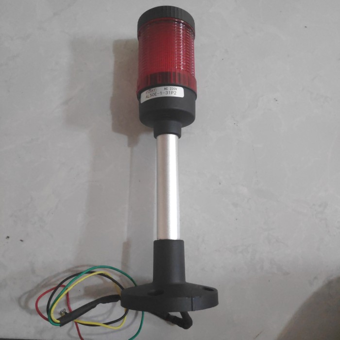 Jual Tower Light Signals LED 1 Lampu Merah 220V Flicker Kedip Direct ...