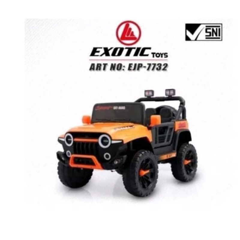 Jual Mobil Aki Mainan Anak Exotic Jeep Exotic EJP 7732 Jimmy Dan Exotic ...