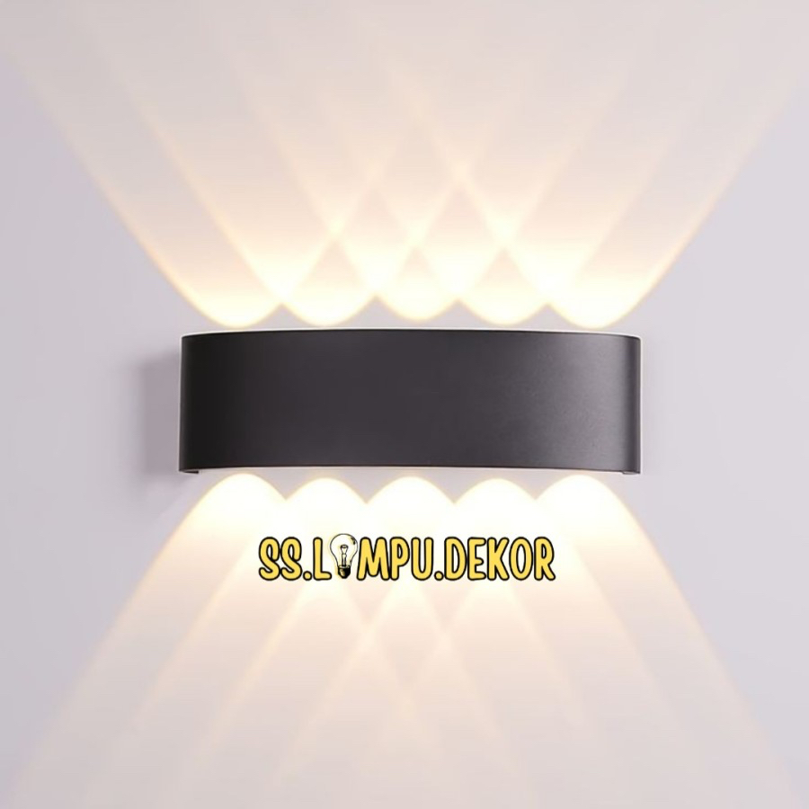 Jual Lampu Dinding LED outdoor Minimalis 10 mata sorot atas bawah 2 ...