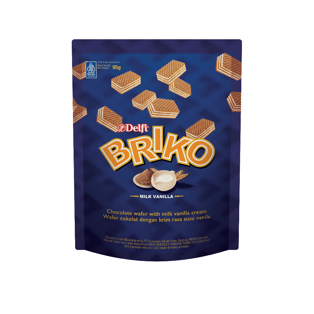 Jual Delfi Briko Wafer Vanila 95 gr | Shopee Indonesia