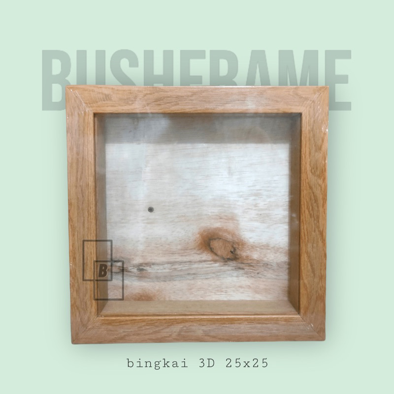 Jual Bingkai 3D 25x25 pigura aesthetic pop up frame mahar | Shopee ...