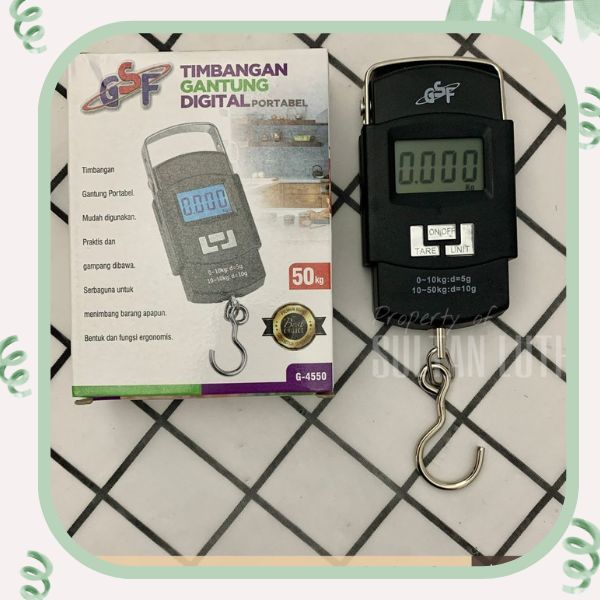 Jual o(*￣ ￣*)ブ Timbangan Gantung Digital 50KG Koper Buah Daging Barang Sepeda ||| Digital ...