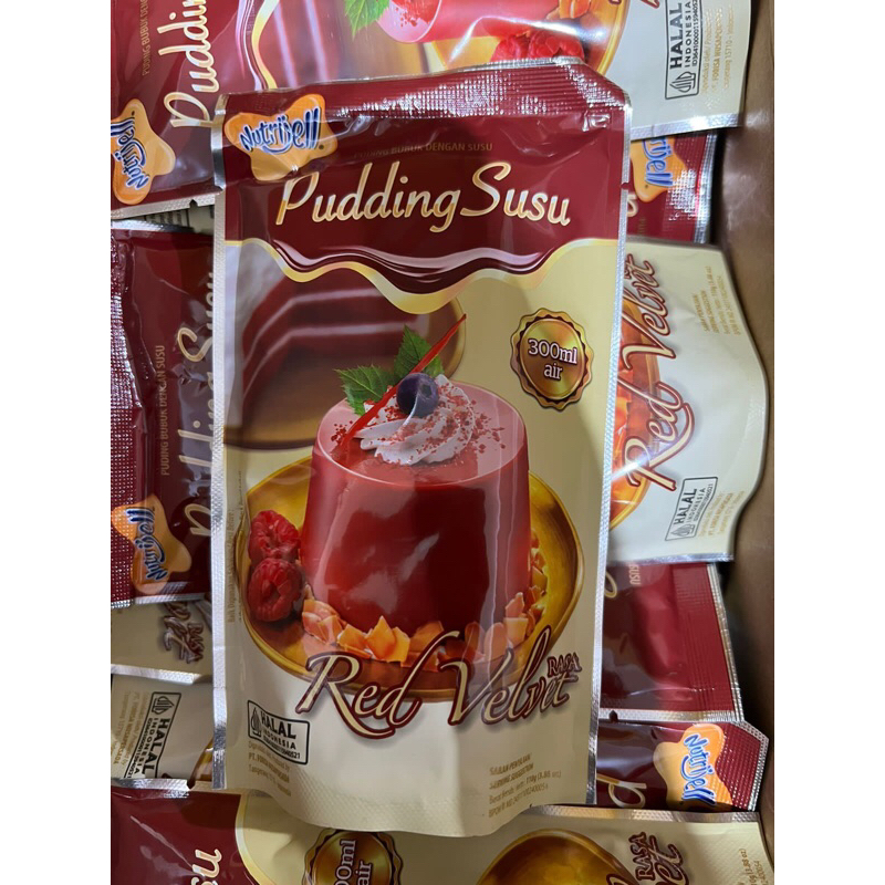 Jual Nutrijell Pudding Susu Red Velvet 110 gr | Shopee Indonesia