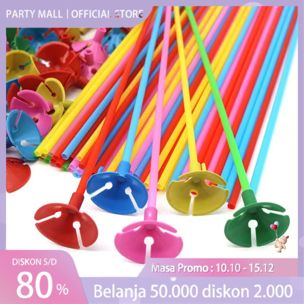 Jual Stik Balon Kecil / Stik Balon karet / Stik Balon Souvenir (1pcs ...