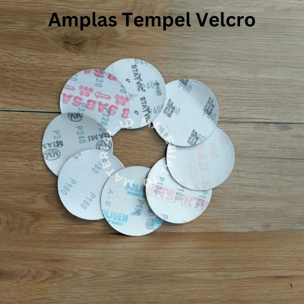 Jual Amplas Tempel Velcro Bulat 4 Inch | Shopee Indonesia