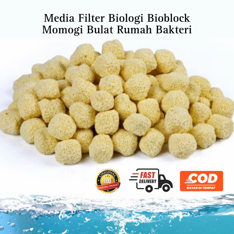 Jual MEDIA FILTER BIO BLOCK BOLA RUMAH BAKTERI MOMOGI MINI BALL ...