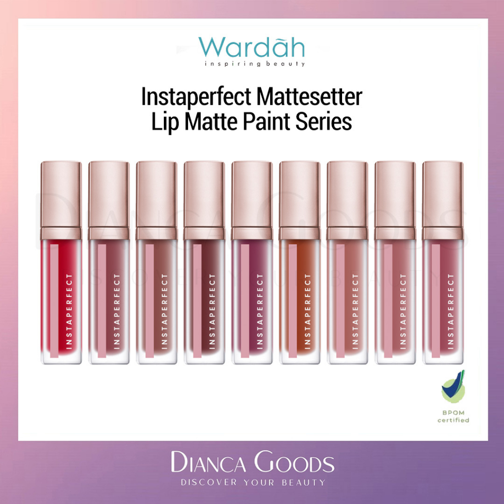 Jual WARDAH Instaperfect Mattesetter Lip Matte Paint Series | 01 Glee ...
