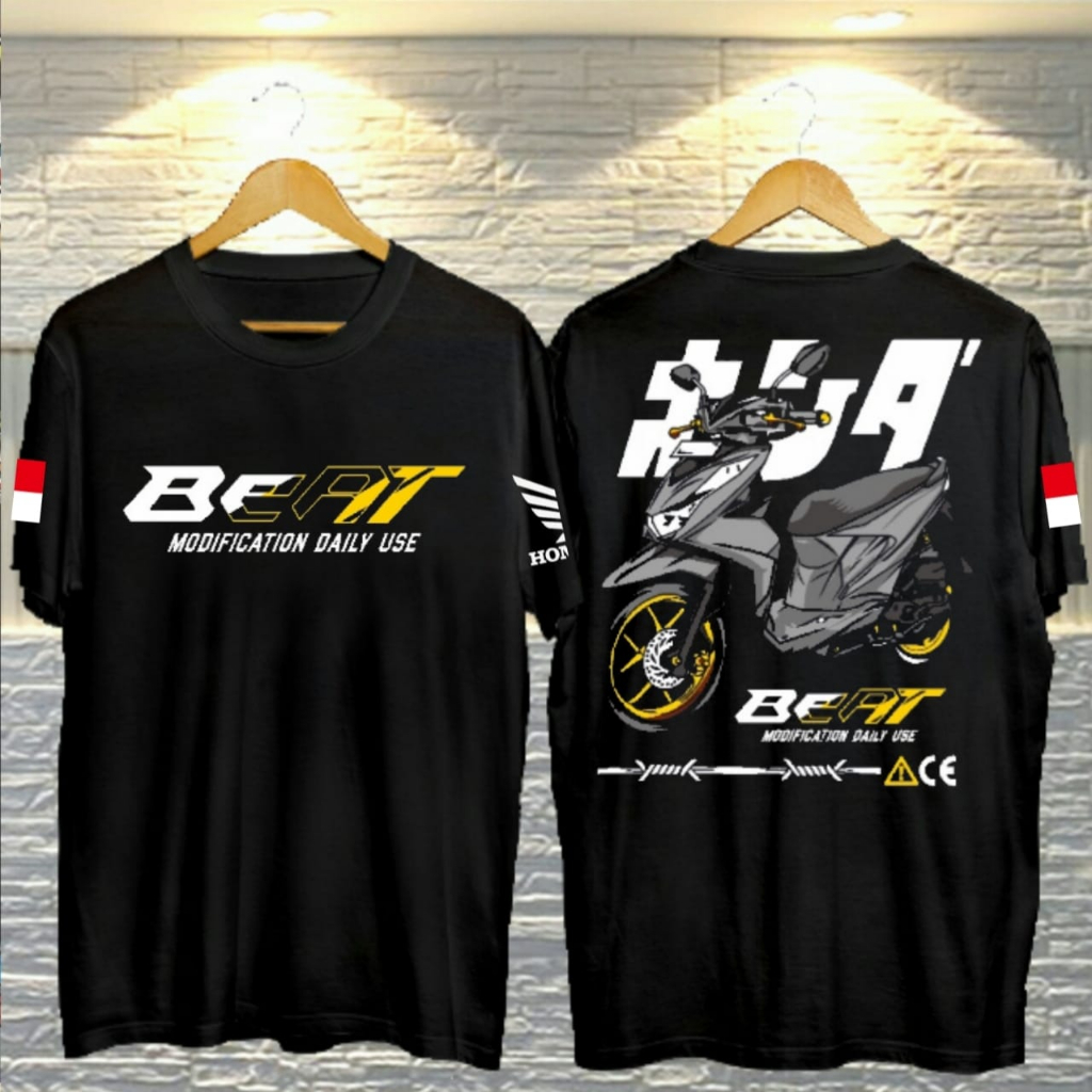 Jual KAOS TSHITR BAJU DISTRO HONDA BEAT USE | Shopee Indonesia
