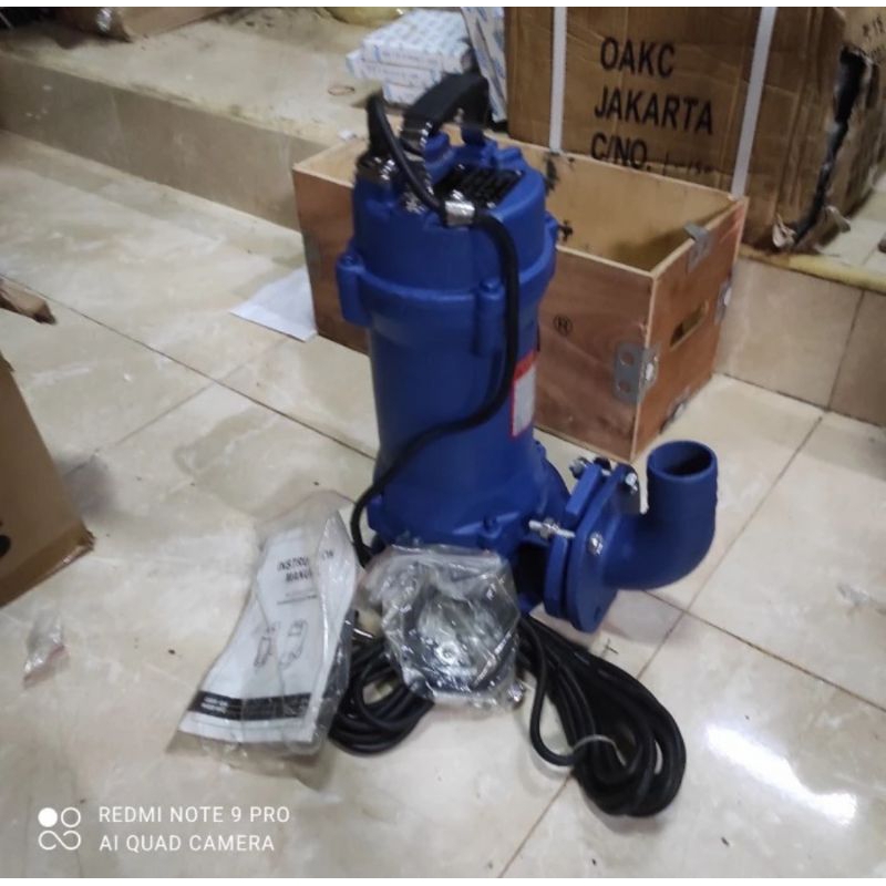 Jual pompa celup/submersible pump 2 inch 3phase 1.5 kw 2 HP weka ...