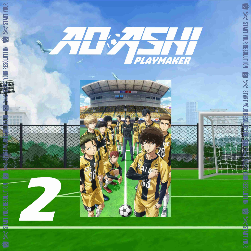 Jual Poster Anime Sport Sepak Bola Ao Ashi / Aoashi / Ashito Aoi ...
