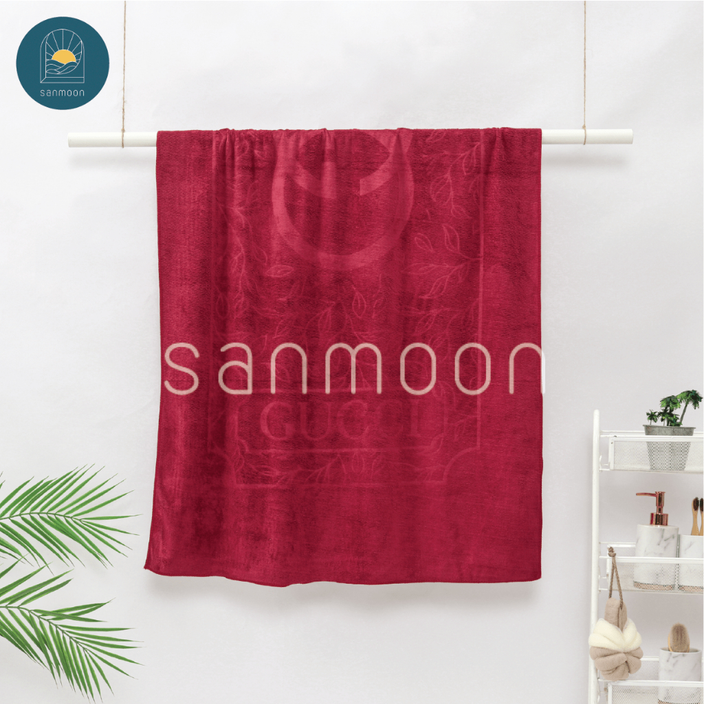 Jual Handuk Microfiber Gucci Daun Size DEWASA (80cm x 160cm) | Import ...
