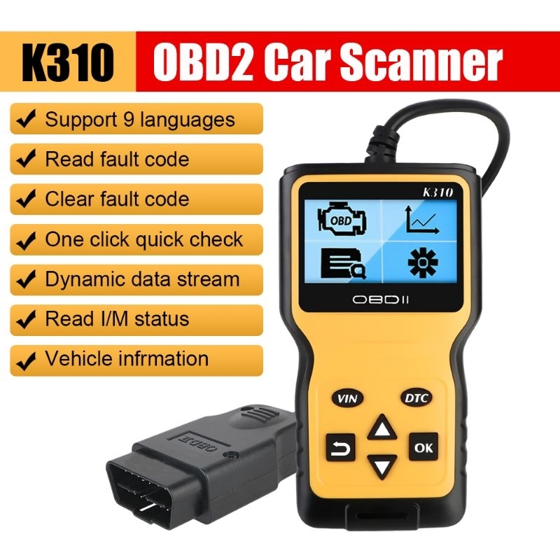 Jual OBD2 Scanner Mobil Alat Scaner Sensor OBDII Pendeteksi Masalah Mesin Mobil Pemindai ...