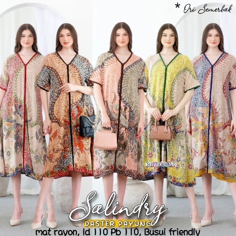 Jual (semerbak)baju tidur daster payung list busui friendly Salindry ...