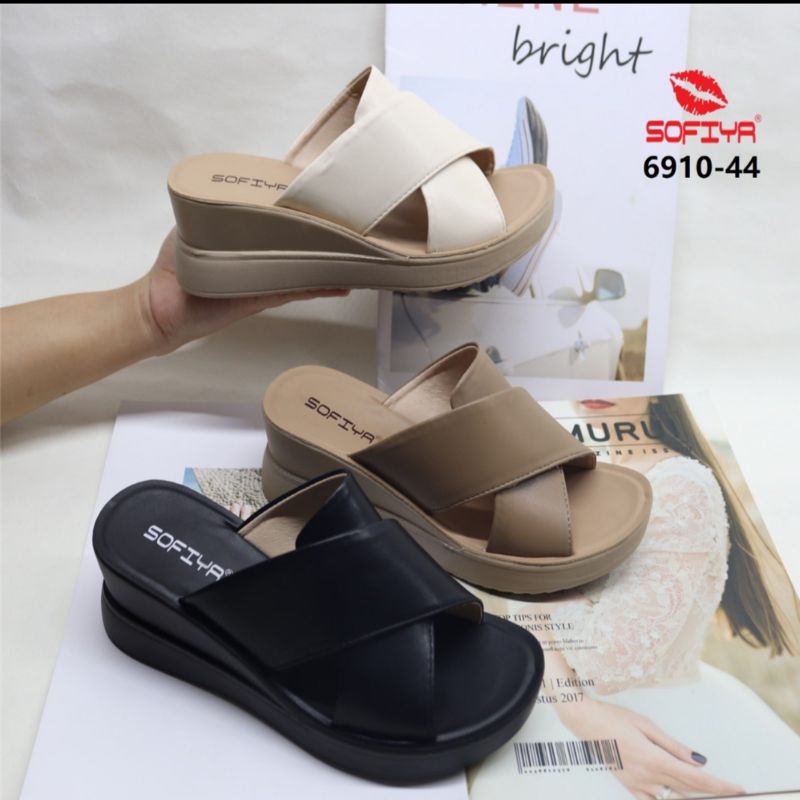 Jual OBRAL SOFIYA IMPORT ORIGINAL 6910 44 - Sendal Wedges Wanita 3cm ...