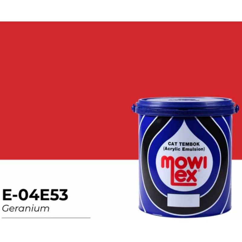Jual Cat Tembok Interior Mowilex Cat Taman Mowilex BS-04E53 Geranium 1 ...