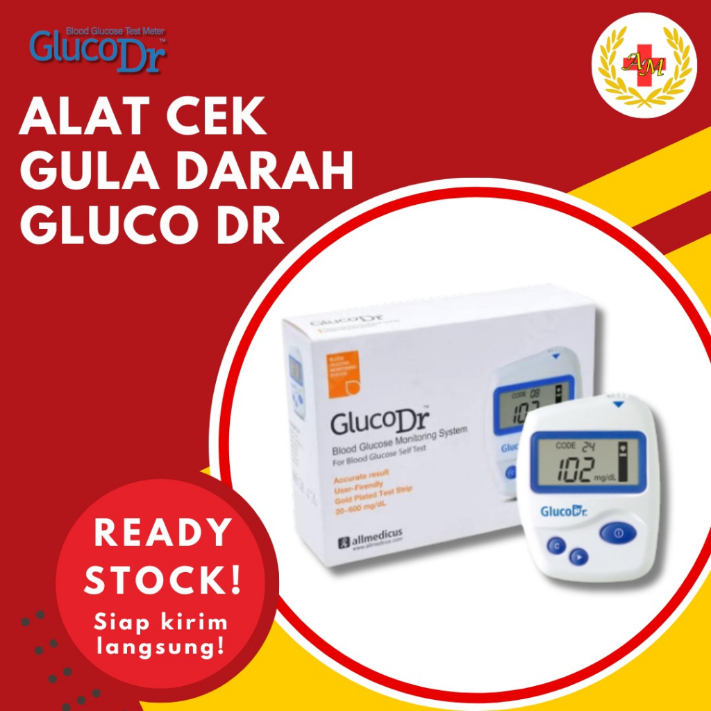 Jual Alat Gluco Dr Alat Tes Gula Darah Diabetes Glukosa Glucose ...