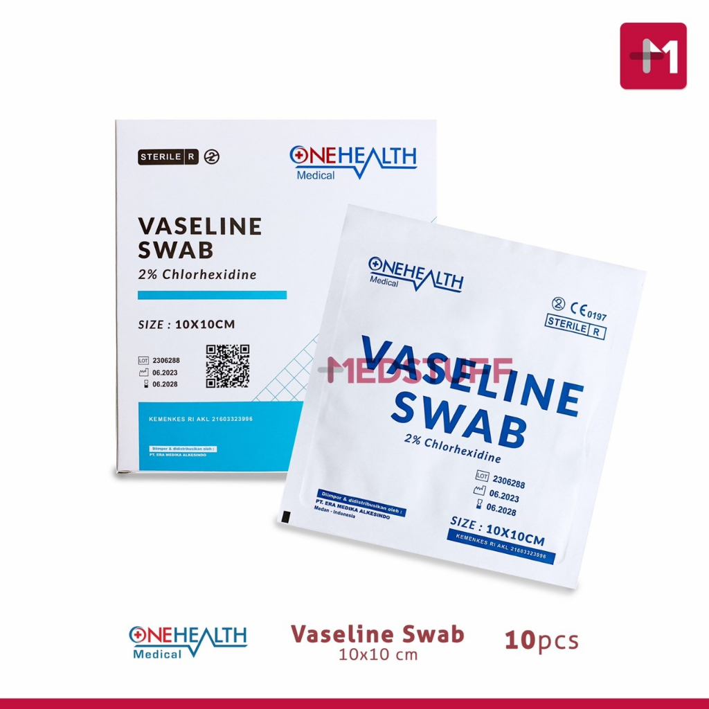 Jual Vaseline Swab Onehealth 10cm x 10cm Plester Rawat Luka | Shopee ...