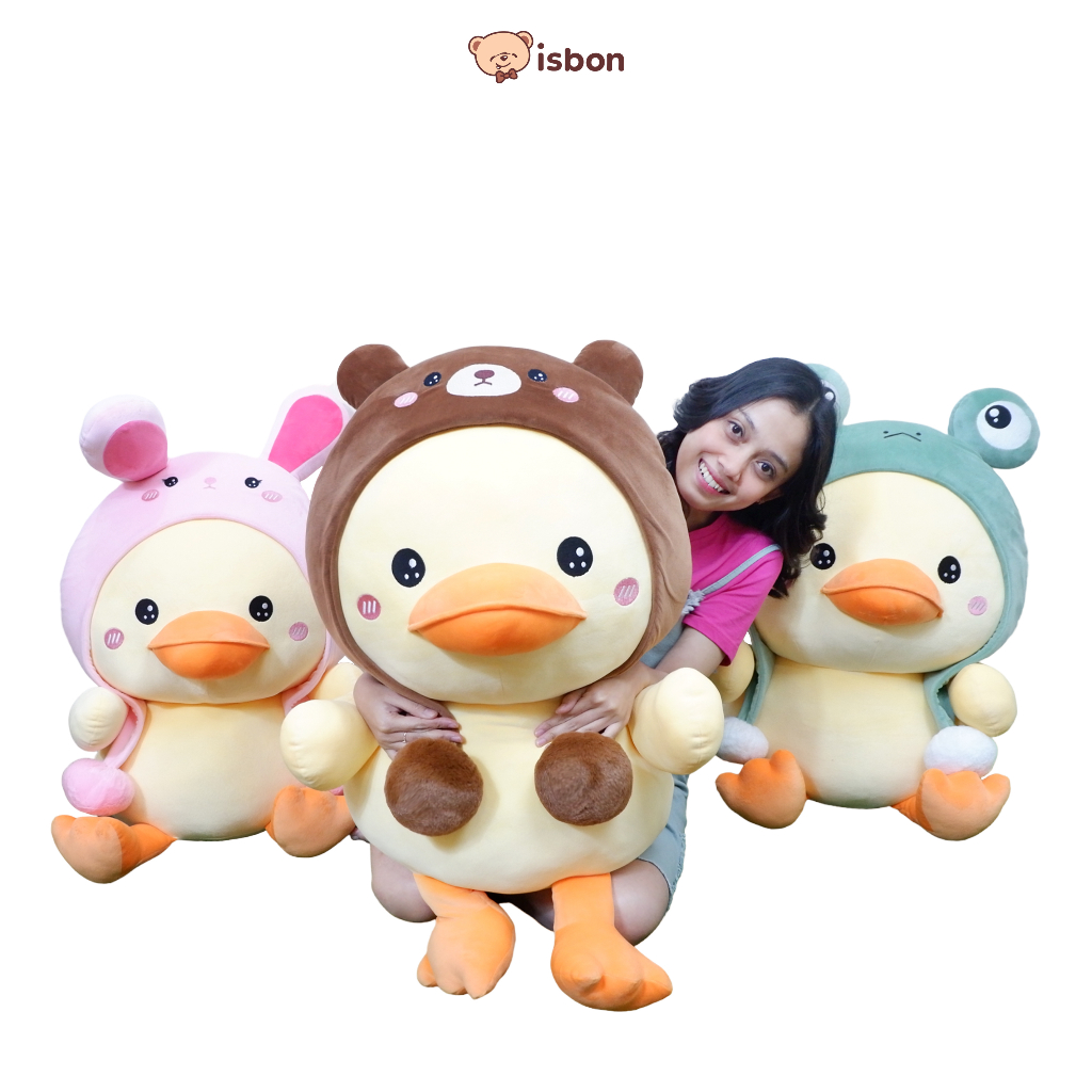 Jual ISTANA BONEKA Jumbo Bebek With Hoodie Ducky 25inch Lucu Mainan ...