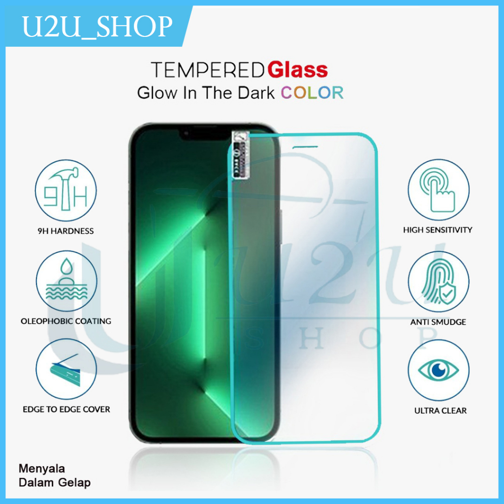 Jual Tempered Glass Glow In The Dark Poco C65 Poco M5 M5S M4 Pro 4G M4 ...