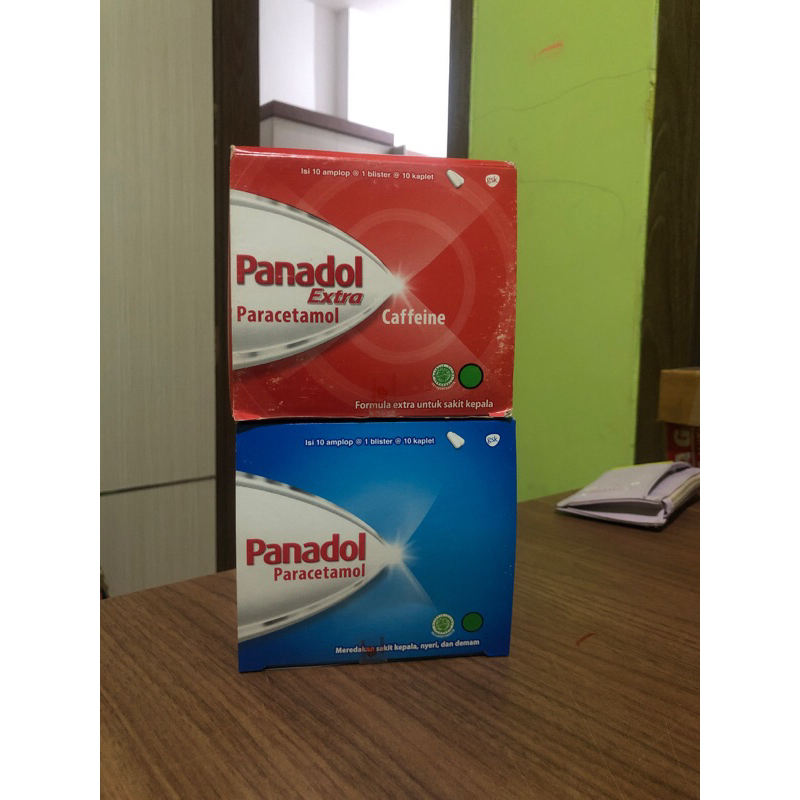 Jual panadol paracetamol & panadol extra / box 100 kaplet | Shopee ...