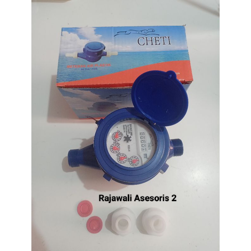 Jual Meteran Air PAM PVC Plastik PDAM Water Meter ANTI KARAT 1/2" dan 3 ...