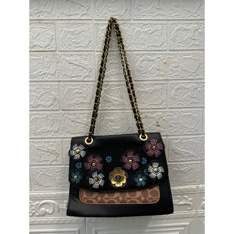Jual tas Coach Parker Tea Rose Flowers | Shopee Indonesia