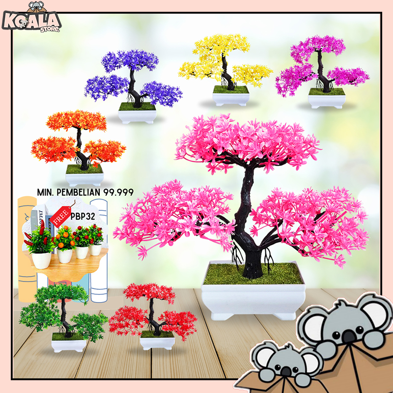 Jual Pot Bunga Hiasan Ruang Tamu Tanaman Bunga Bonsai Ornamen Pajangan ...