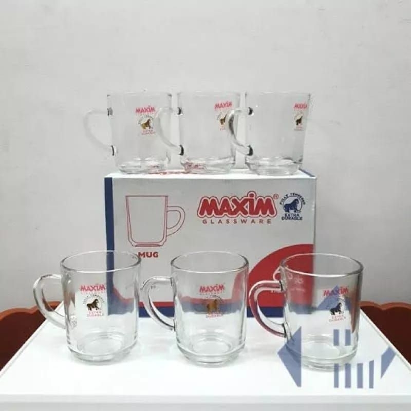 Jual Gelas Kopi Maxim MC-245T set isi 6 pcs | Shopee Indonesia