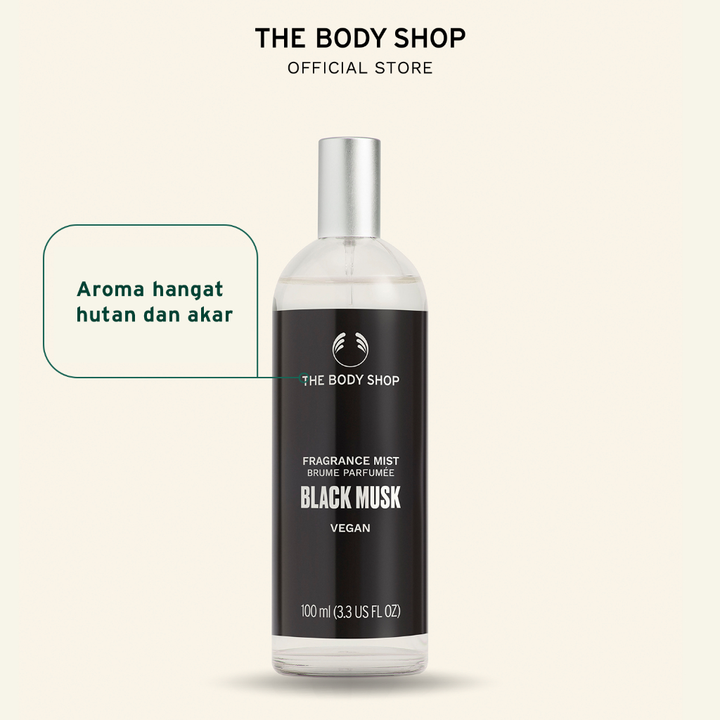 Jual The Body Shop Black Musk Body Mist Fragrance 100ml | Shopee Indonesia