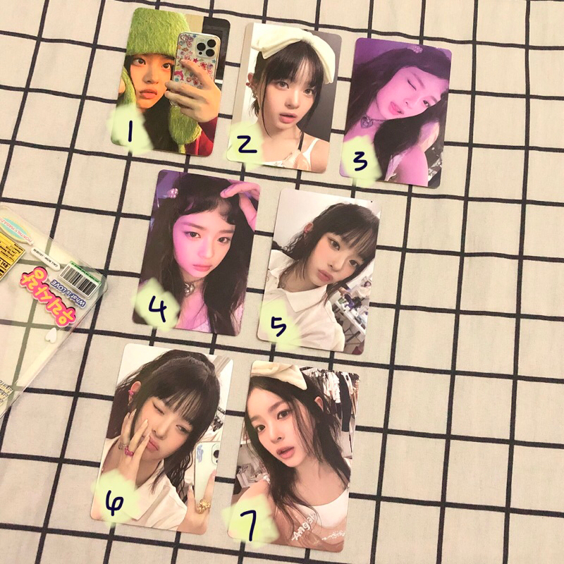 Jual official photocard hanni new jeans (pc album omg, get up weverse ...