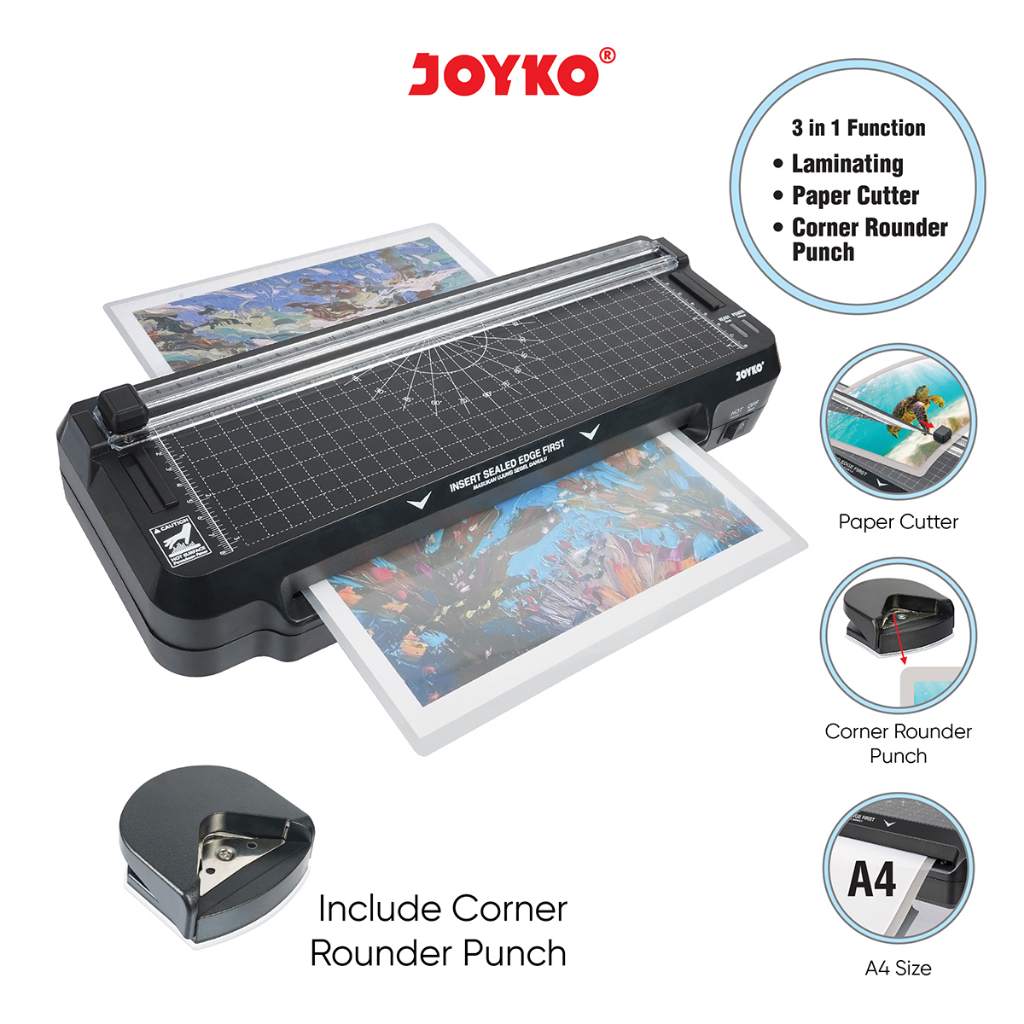 Jual Joyko LAMINATING MACHINE + PAPER CUTTER A4 F4 Folio Mesin ...