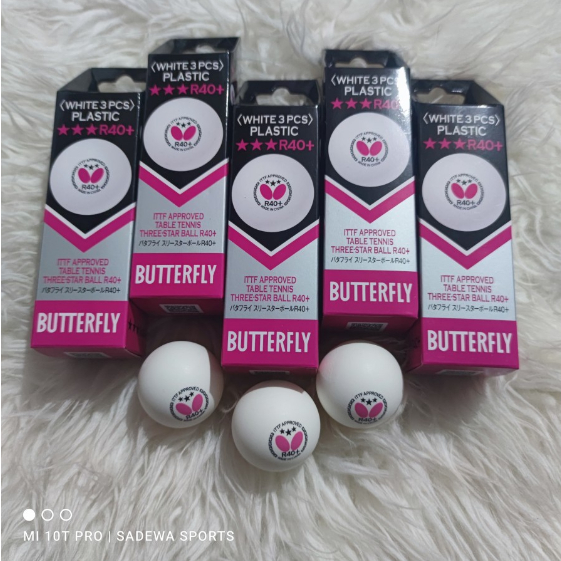 Jual BOLA PINGPONG TENIS MEJA BUTTERFLY BINTANG 3 STANDARD TURNAMEN R40+ ORI | Shopee Indonesia