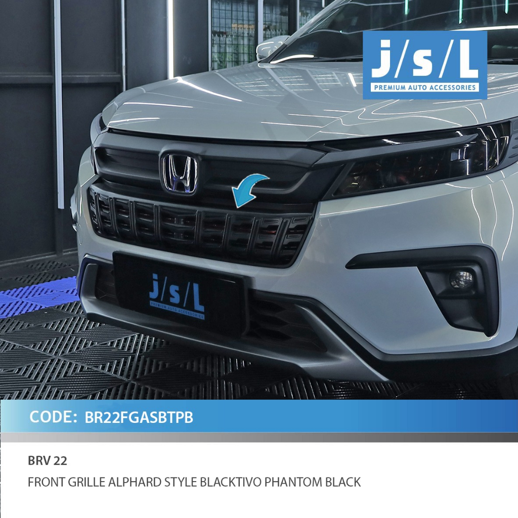 Jual All New BRV 22 Front Grille Alphard Blacktivo Phantom Black JSL ...