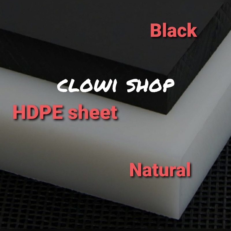 Jual HDPE Sheet Black (HDPE Lembaran Hitam) - 10mm x 1m x 2m | Shopee ...