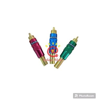 Jual Jack Jek RCA Merah Biru Hijau CANARE | Shopee Indonesia