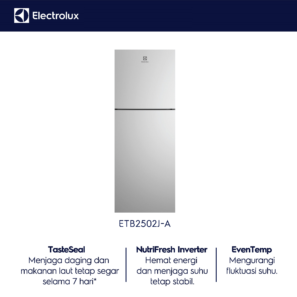 Jual Kulkas ELECTROLUX ETB 2502J-A / ETB 2502 J-A / ETB2502J-A | Shopee Indonesia