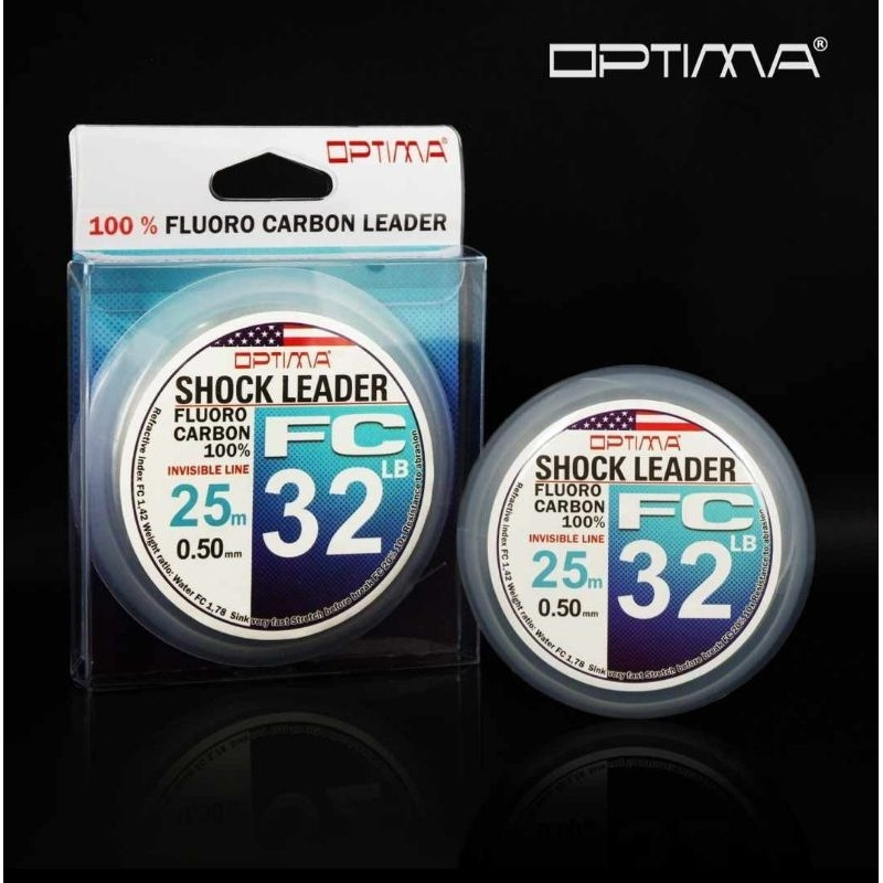Jual Leader OPTIMA 100%Fluro Carbon Shock Leader (10x Tahan Abrasi) | Shopee Indonesia