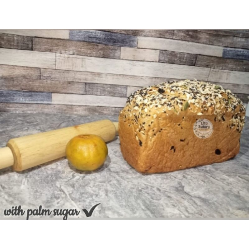 Jual German Muesli Bread Orange Flavour Lita Bakery | No egg, No butter ...