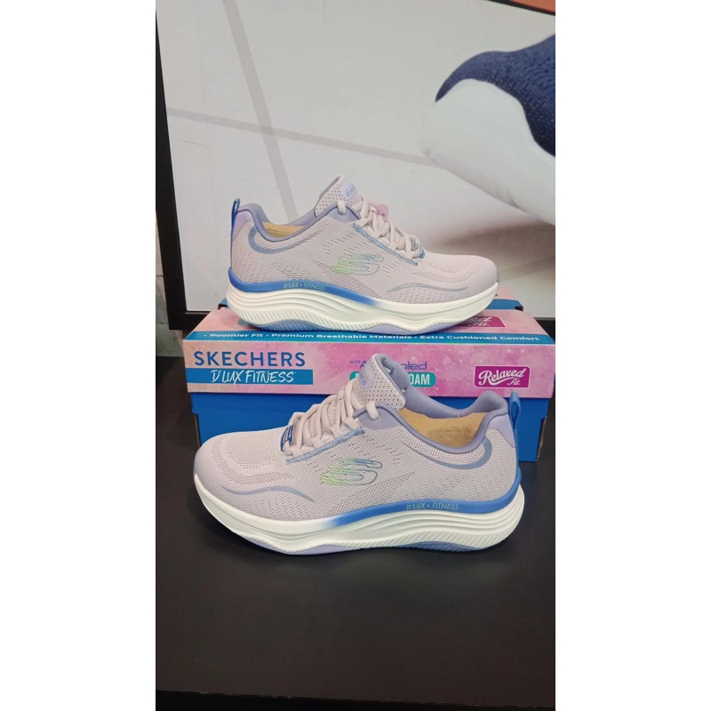 Jual SKECHERS DLUX FITNESS 149833/LVMT | Shopee Indonesia