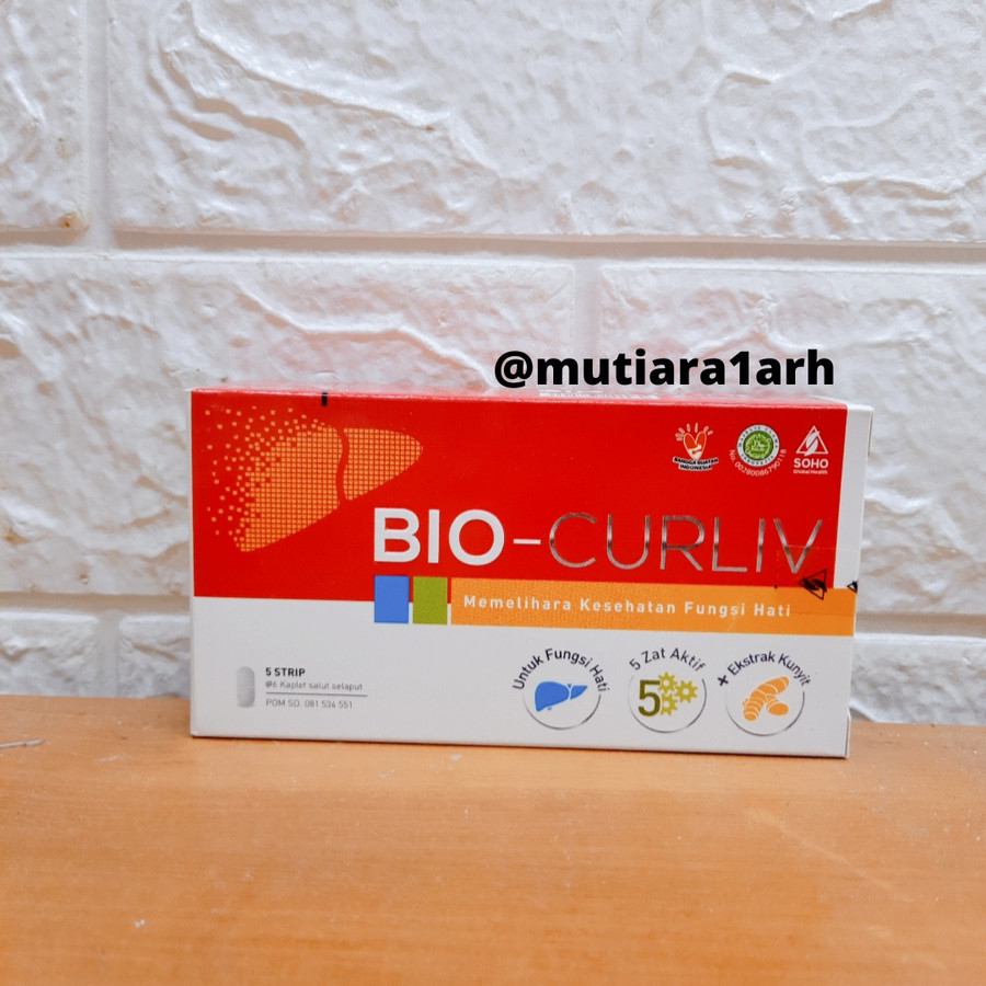 Jual BIOCURLIV BOX 30 KAPLET TABLET | Shopee Indonesia