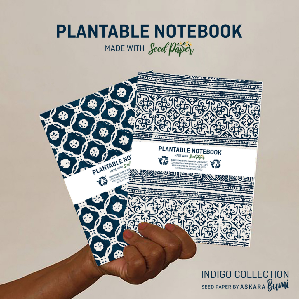 Jual Plantable Notebook //Journal // Cover batik // Cover Recycled ...