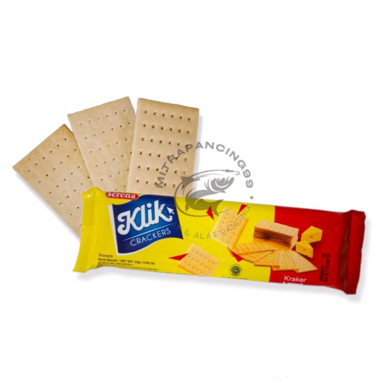 Jual Umpan Pancing Klik Keju Crackers Serena - Umpan Biskuit Kue Klik ...