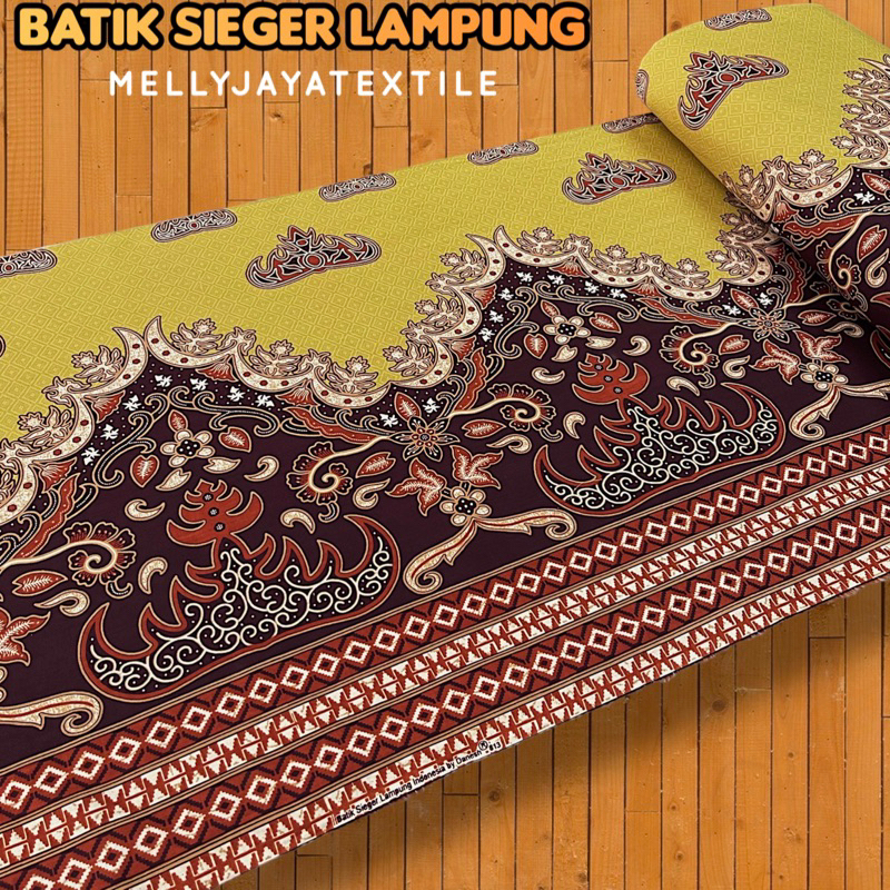 Jual KAIN BATIK COTTON SIEGER SIGER LAMPUNG HALUS ADEM TIDAK LUNTUR ...