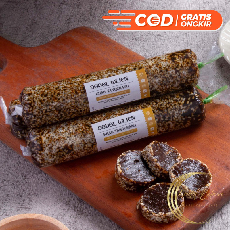 Jual Dodol Wijen Khas Tangerang 250 gr Halal Fresh | Shopee Indonesia